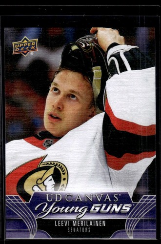 2023-24 UD Series 2 UD Canvas Young Guns Leevi Merilainen RC (FraRai ...