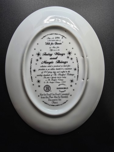 4 Fairy Wings & Magic Things Collectible Plates,Bradford 1st,2nd,5th ...