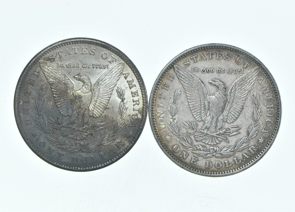 1889 1881 Morgan Silver Dollar - 90% US Coin 2 Coin Lot! *737 | eBay