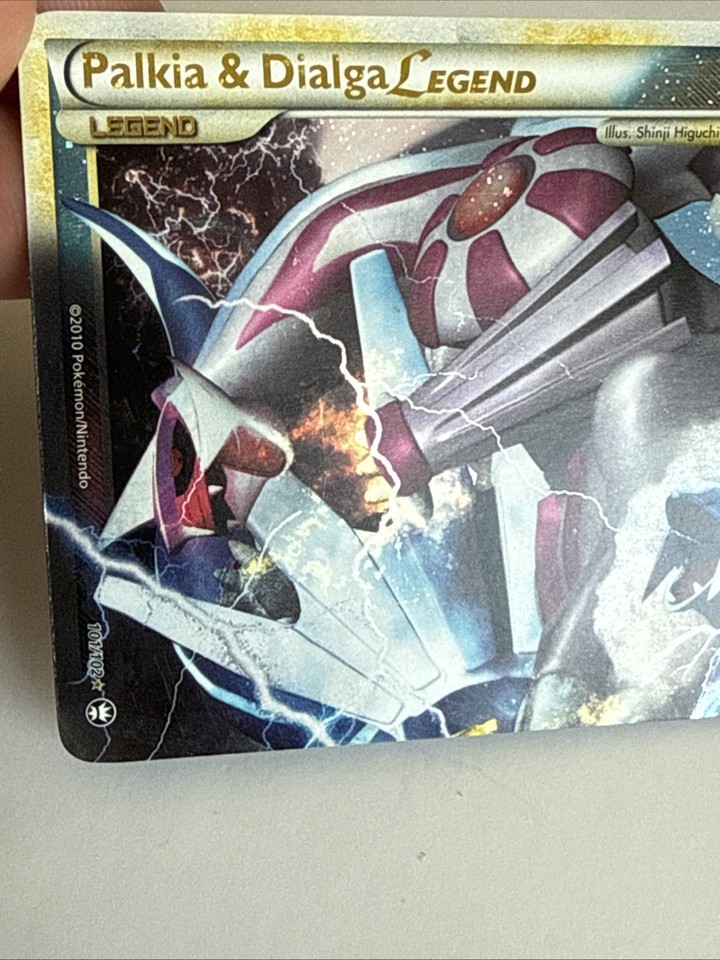 Palkia & Dialga Legend (Top) 101/102 Triumphant Holo Pokemon Card ...