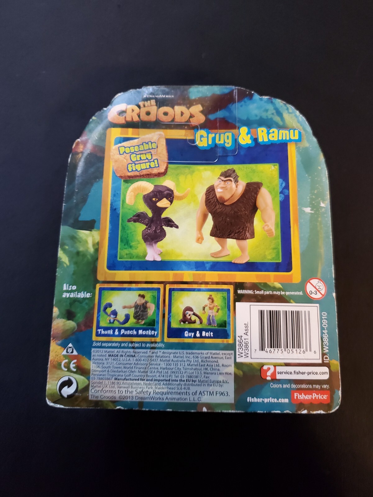 The Croods Movie 3 Inch Figure Grug & Ramu for sale online | eBay