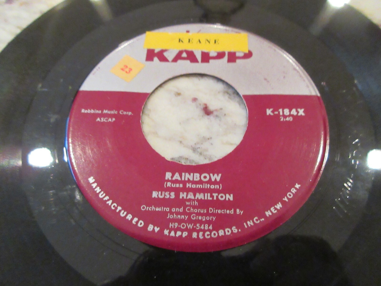 45 RPM , Russ Hamilton , Rainbow , We Will Make Love | eBay