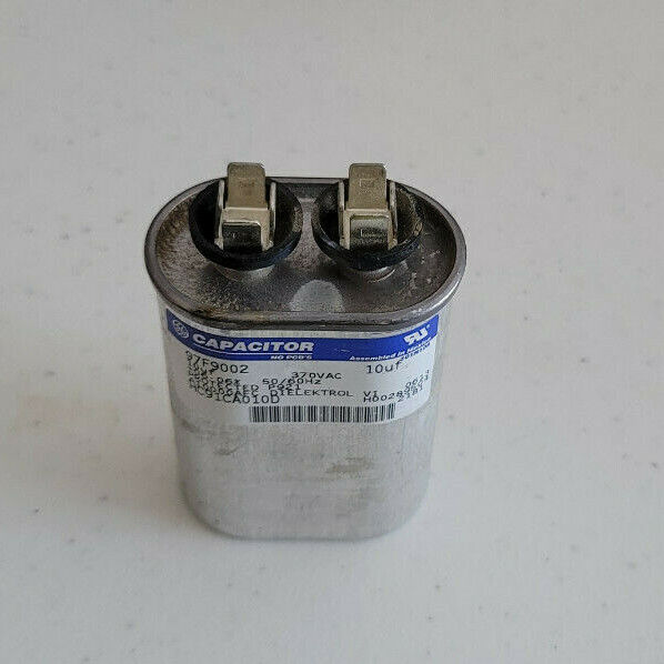 GE Genteq 97F9002 Furnace Capacitor Oval 10uf HC91CA010D GE Genteq 97F9002 Furnace Capacitor Oval 10uf HC91CA010D