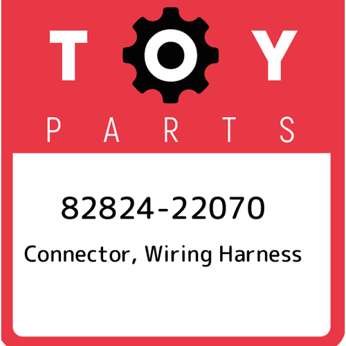 82824-22070 Toyota Connector, wiring harness 8282422070, New Genuine ...