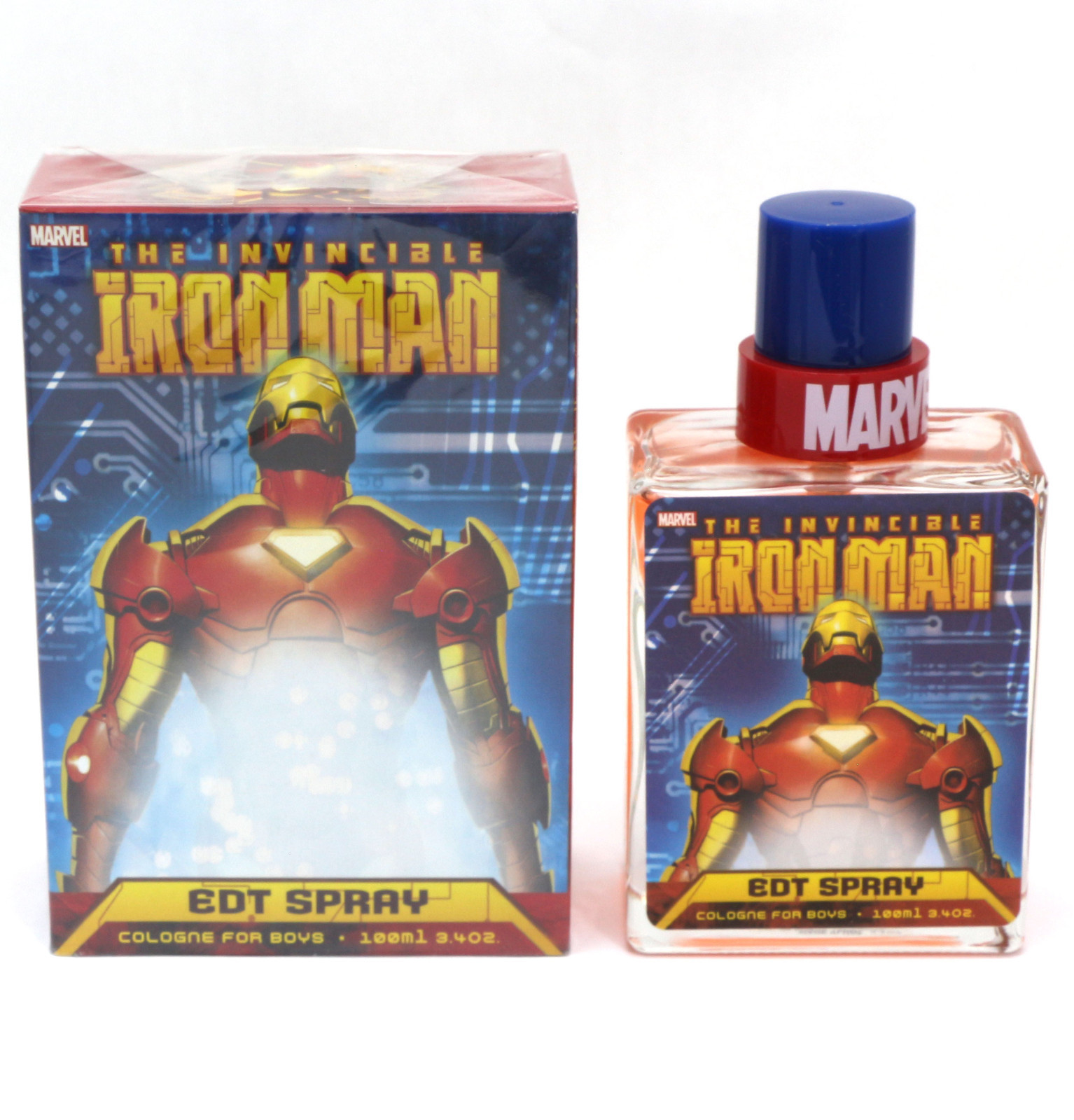 Marvel The Invincible Iron Man Cologne for Boys EDT Spray 3.4 oz New ...