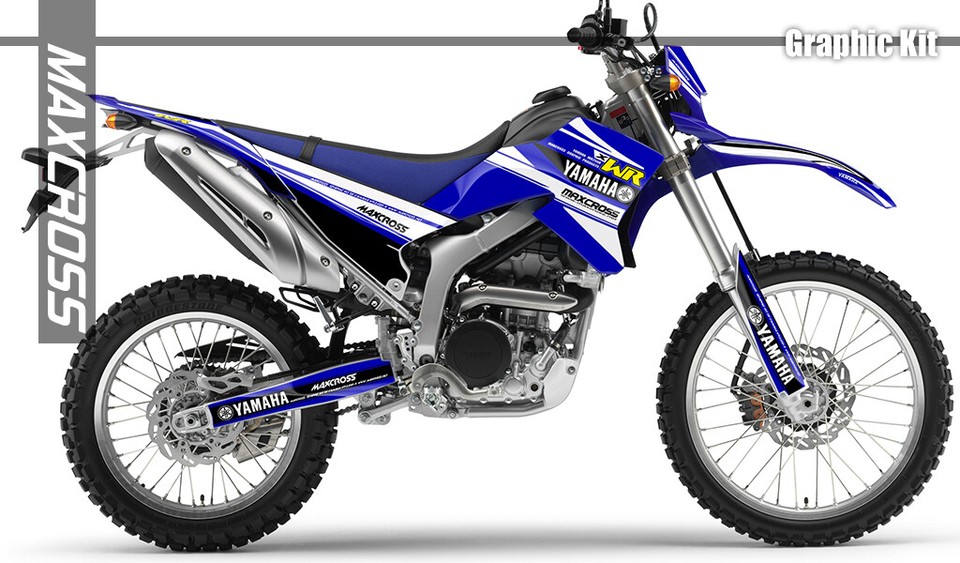 YAMAHA WR250R WR250X ALL YEARS MAXCROSS GRAPHICS KIT DECALS STICKERS ...