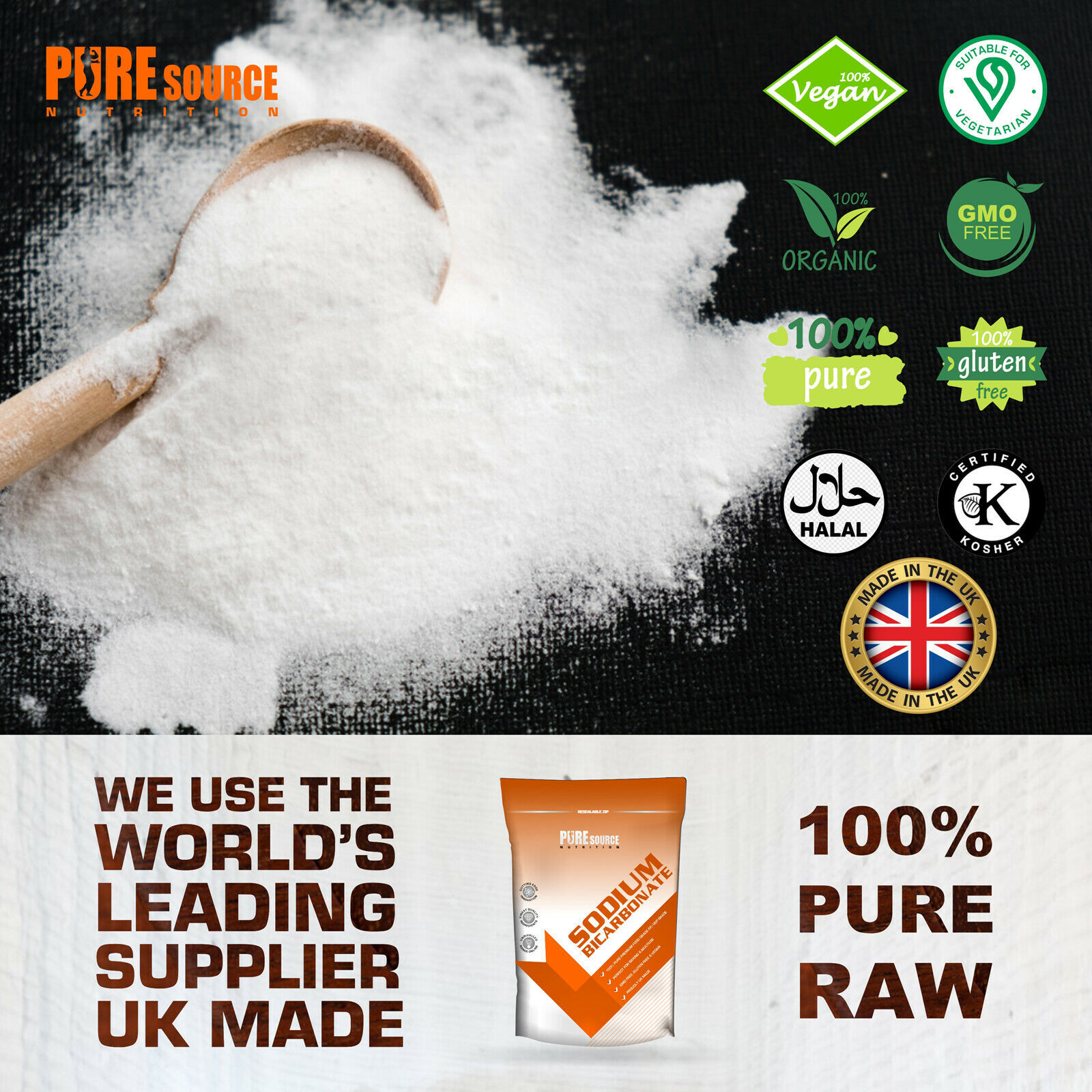 5kg SODIUM BICARBONATE of Soda / BAKING SODA / BI CARB - Fine Powder ...
