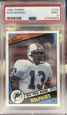 Dan Marino Rookie - 1984 Topps #123 - PSA 9 | eBay