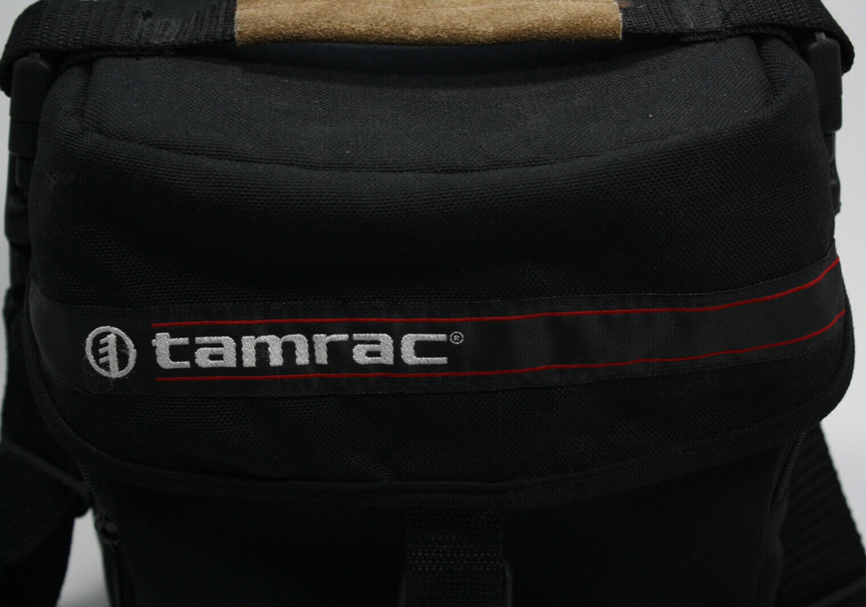 Vintage Tamrac Black Shoulder Camera Bag w/ Inserts Compact Zoom ...