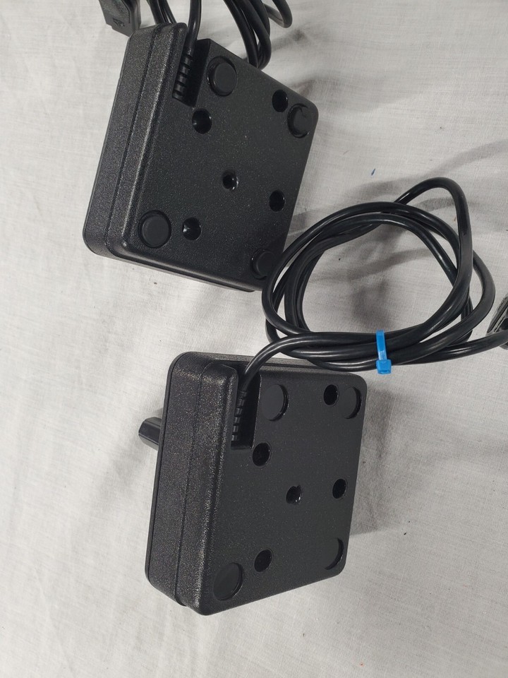 Two 1980s ATARI 2600 JOYSTICKS CONTROLLERS OEM CX-40 Orange Trim ...