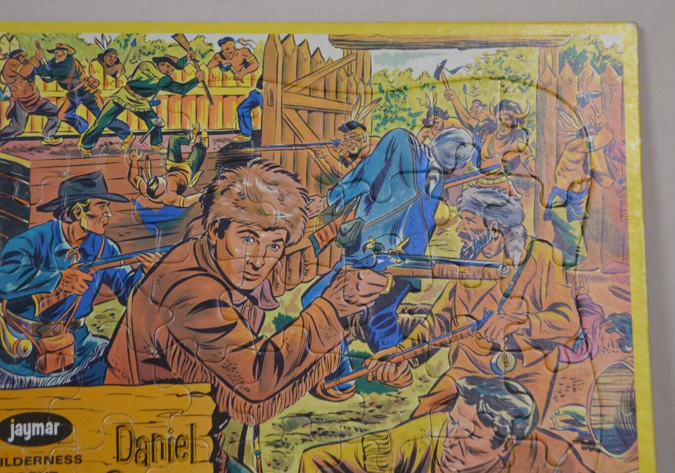 Marx Jaymar Puzzle of Daniel Boone #1 | eBay