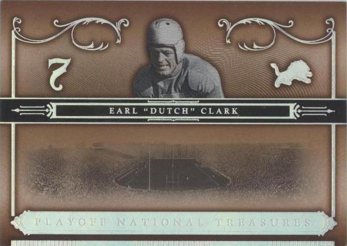 2006 Playoff National Treasures - Dutch Clark #8 /125 (RC) for sale ...