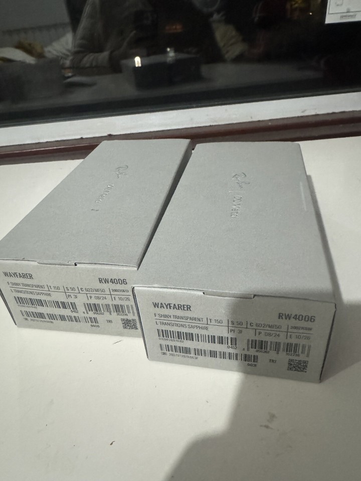 Limited Edition Ray Ban Meta Transparent Glasses New Clear UNOPENED ...