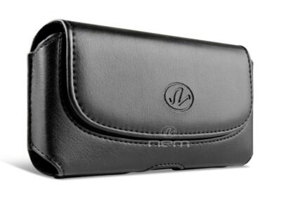 For iPhone 11 Premium Leather Belt Clip Loops Holster Carrying Pouch ...