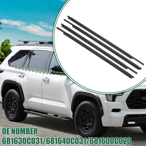 1 Set Window Weatherstrip Trim Seal Belt for Toyota No.681630C031 ...