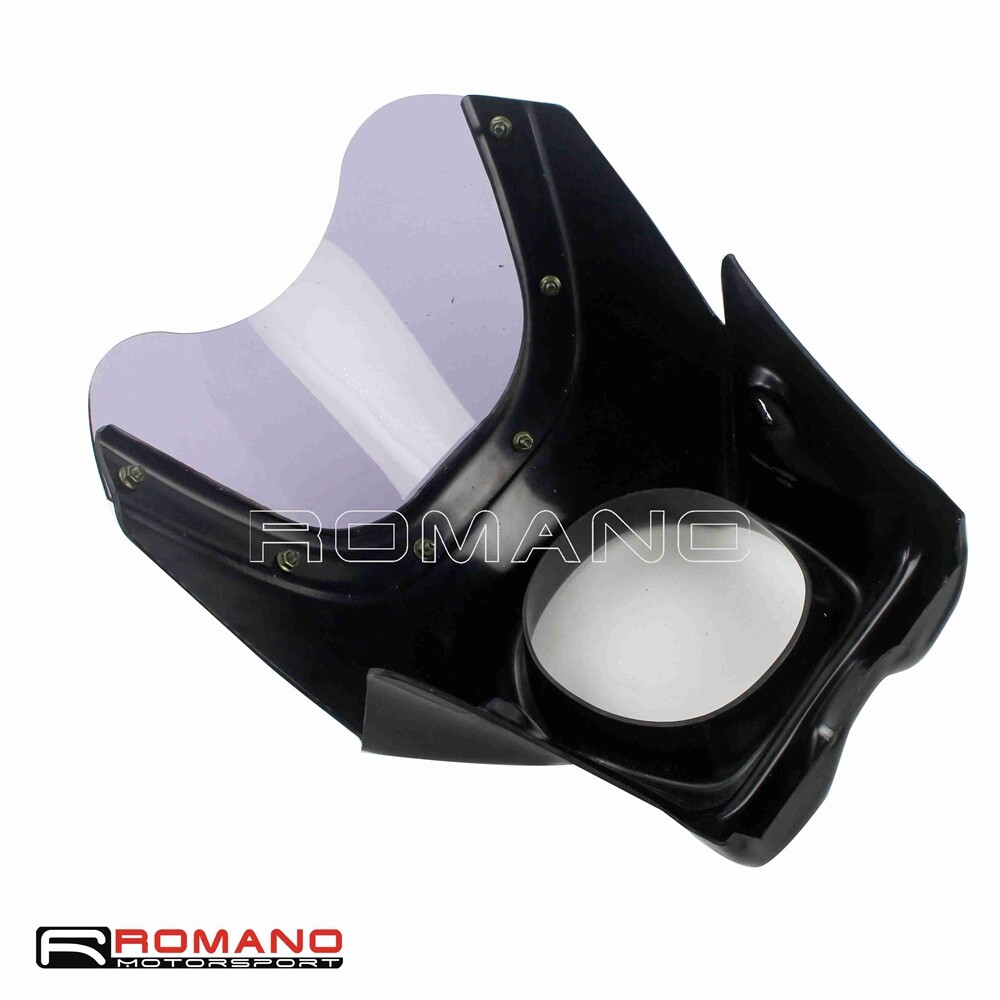 Motorcycle 5" Front Headlight Fairing Retro Light Cowl For Honda ...