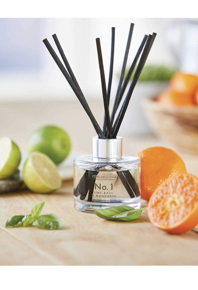 Aldi Hotel Collection No1 Reed Diffuser 50ml LIME, BASIL & pomegranate ...