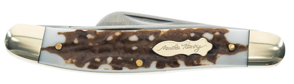 Schrade Uncle Henry Stockman Next Gen Staglon Folding Pocket Knife ...