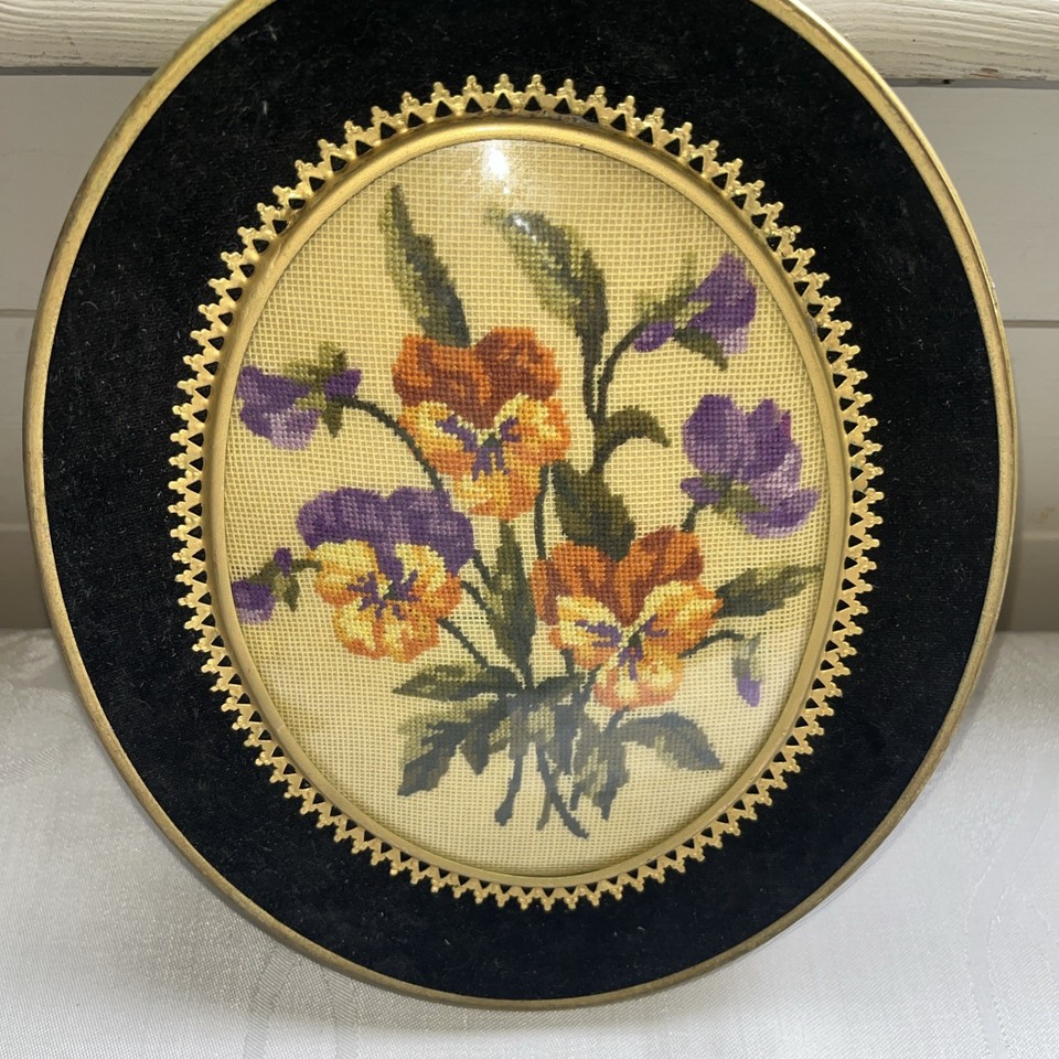 Traditional Cypriot Embroidery Hand Made Silk Single Stitch Wall ...