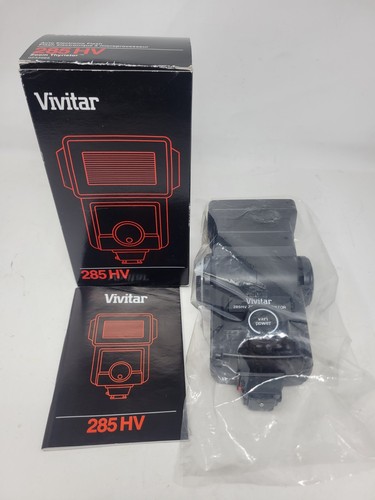 Vivitar 285 Auto Electronic Flash Zoom Thyristor Shoe Mount - New in ...