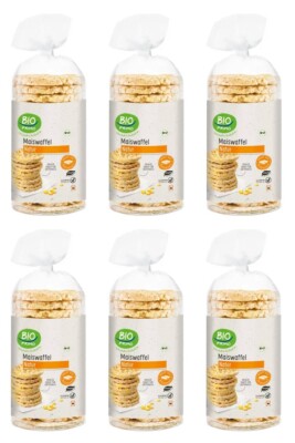 6 x 110g | BIO PRIMO Bio Maiswaffeln ohne Salz | eBay.de