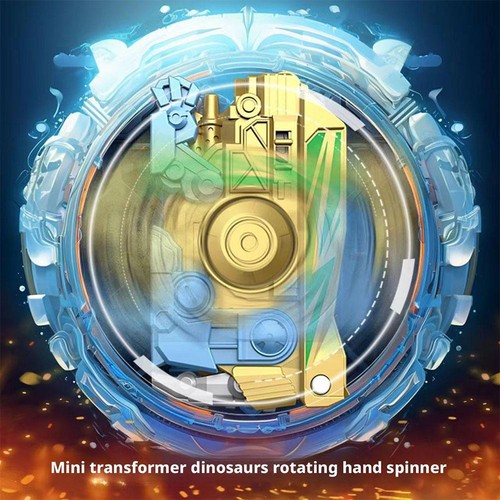 Deformation Robot Mechanical dinosaur Gyroscope Toy Funny Gyroscope Toy ...