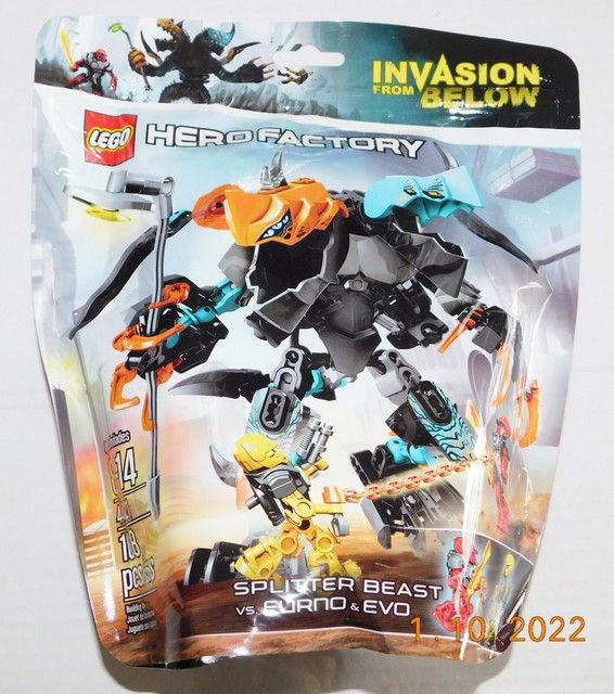 LEGO HERO Factory SPLITTER Beast vs. FURNO & EVO (44021) for sale ...