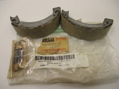 1987 - 1991 Yamaha YSR50 NOS OEM Rear Brake Shoe Kit # 5G3-W2534-00 YSR ...