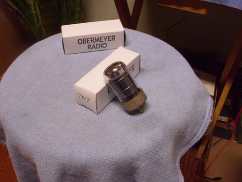 VINTAGE 7A7 (Loctal), RF/IF PENTODE VACUUM TUBE, HICKOK TESTED, GOOD ...