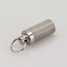EDC TC4 Titanium Portable Keychain Pill Capsula Case Outdoor Survival ...