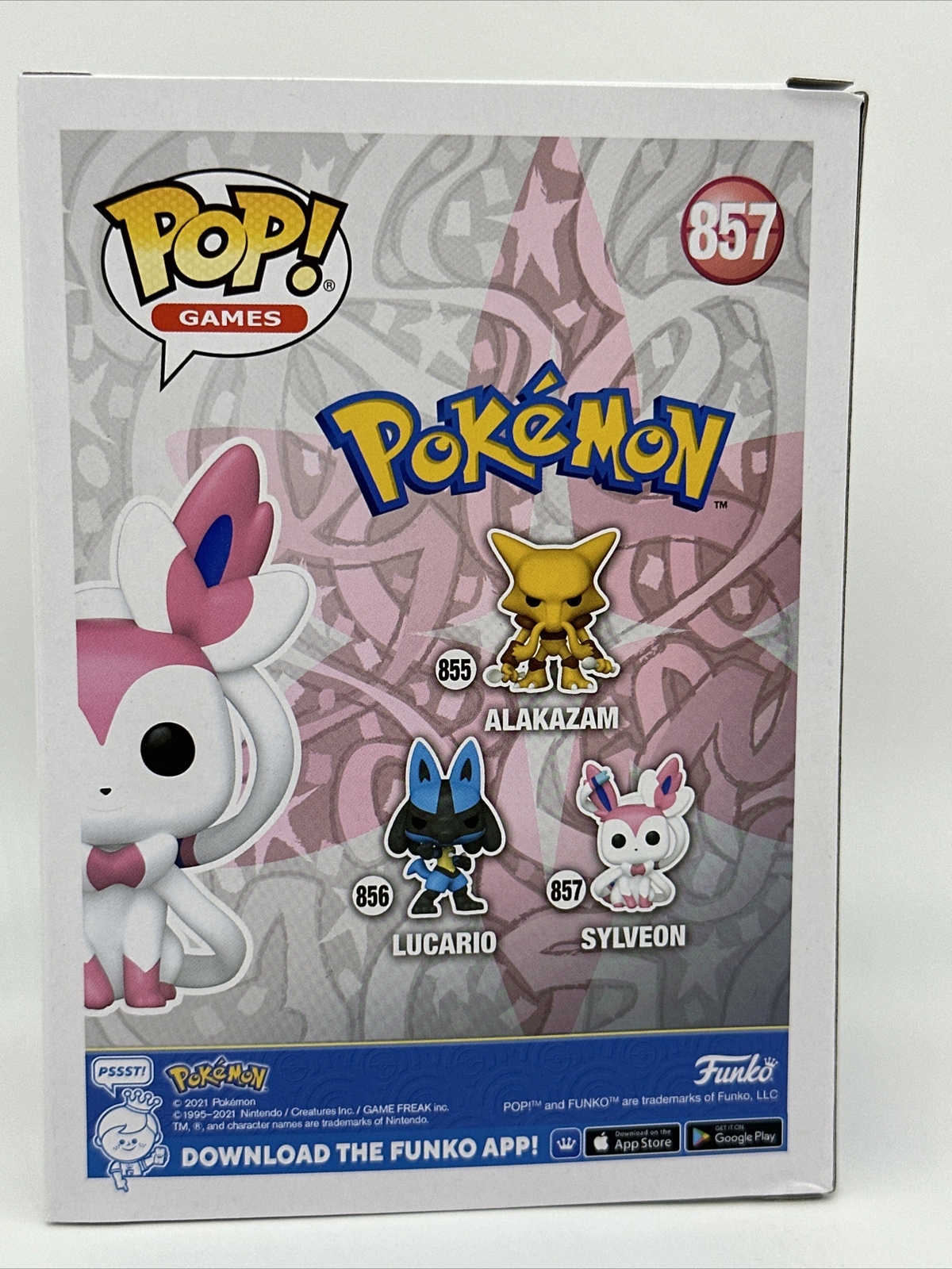 Funko Pop! Games # 857 Pokemon Eevee Evolution SYLVEON Vinyl Figure NEW ...