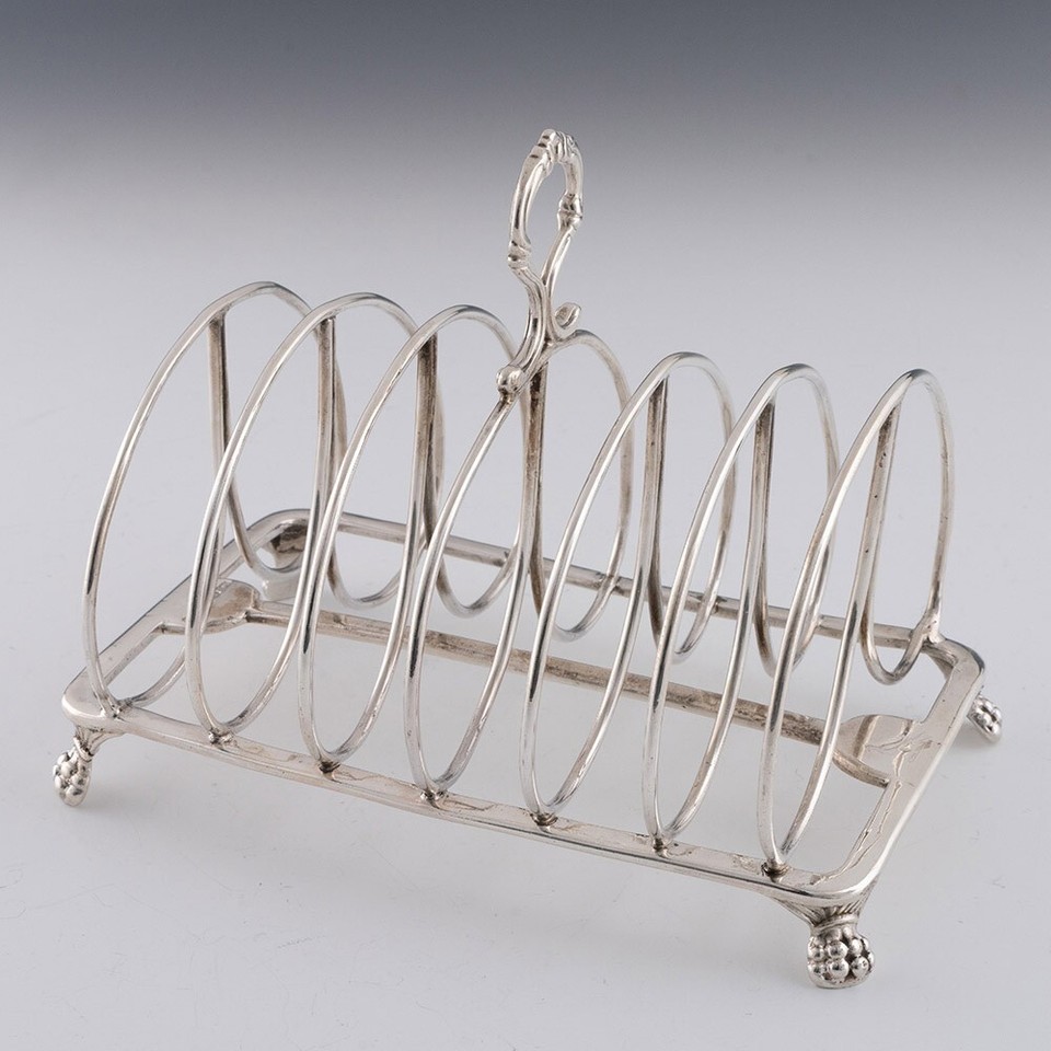 Regency Sterling Silver Toast Rack London 1818 | eBay