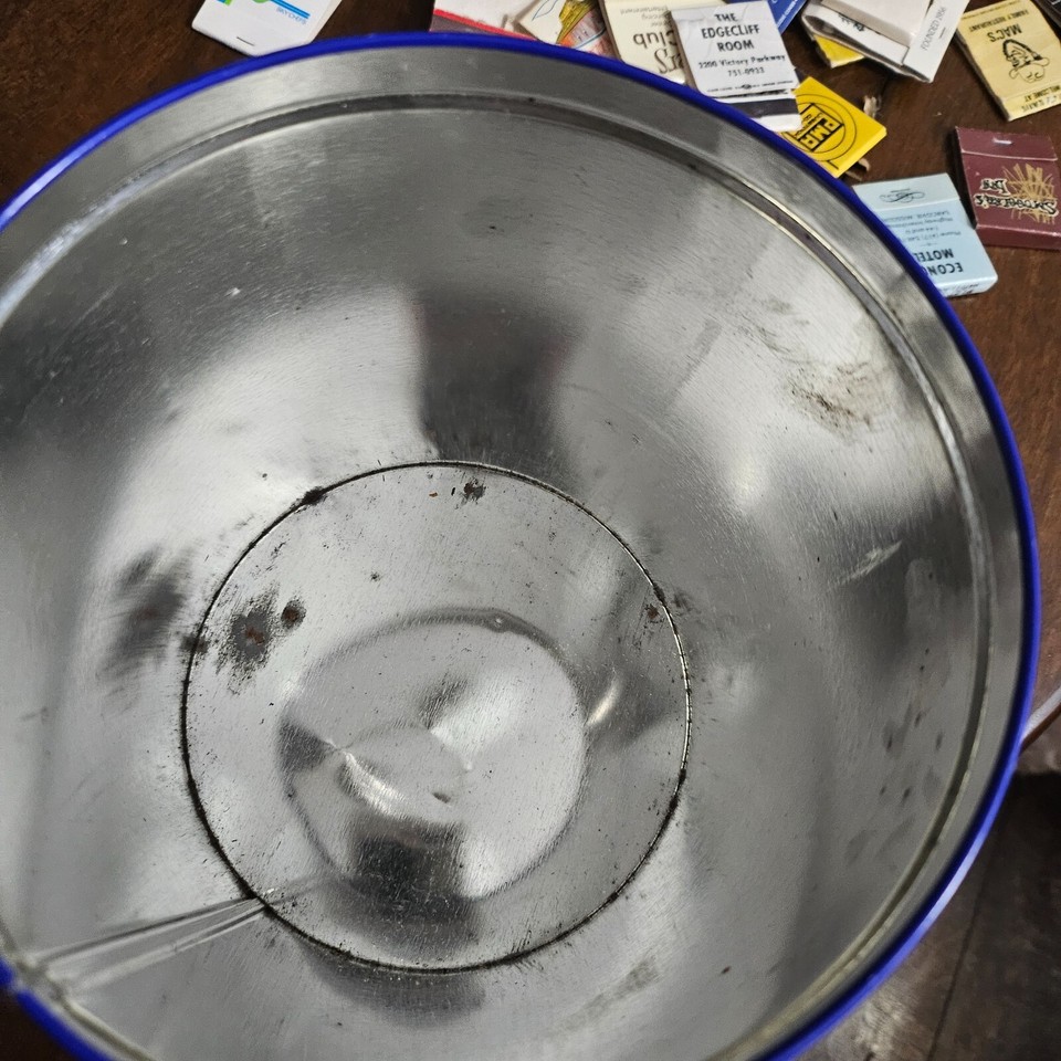 Vintage Snickers Tin Can Snack Bars Mars Metal 1984 Canister Lid 6 ...