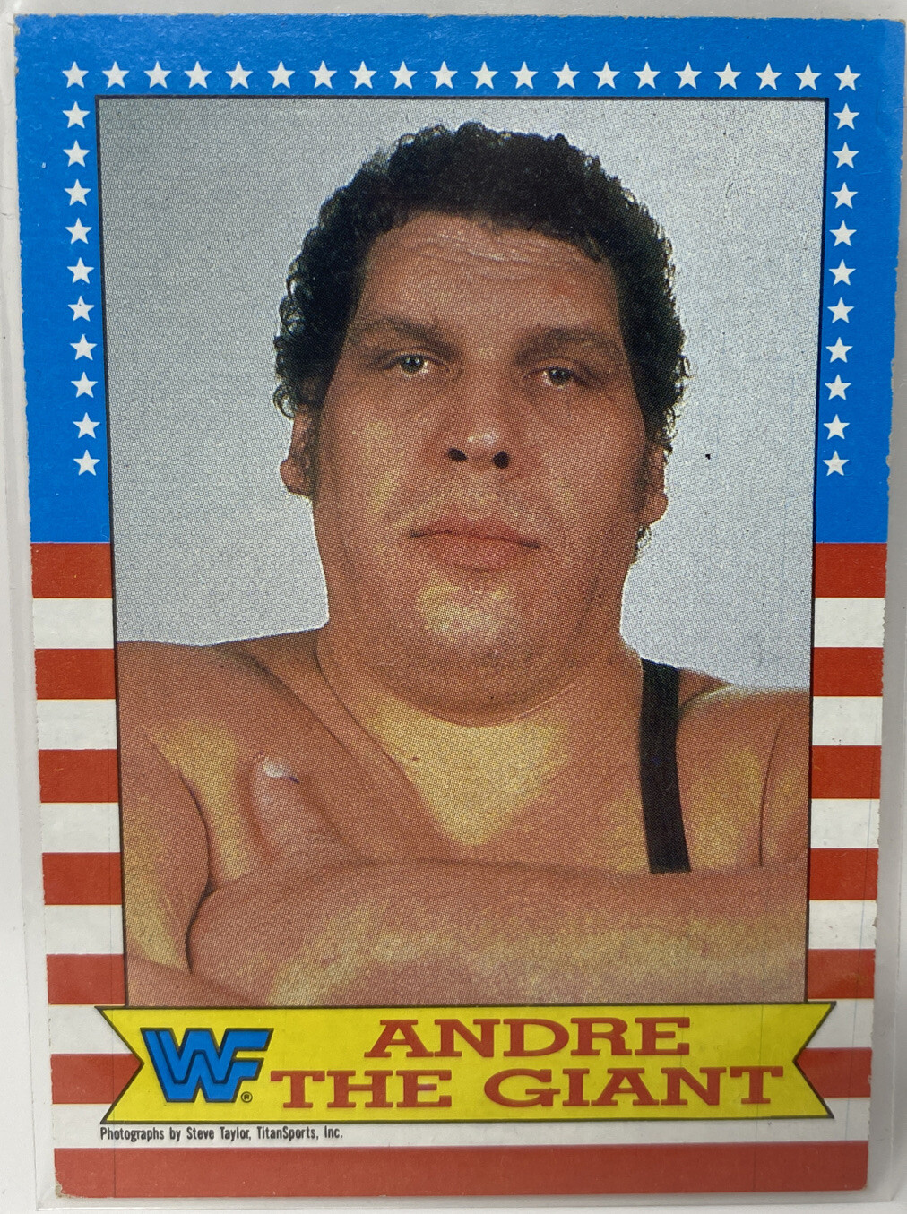 1987 Topps ANDRE THE GIANT WWF WWE Wrestling Card # 2 | eBay