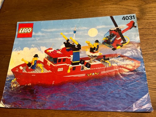 LEGO 4031 Feuerwehrschiff, Fire Rescue Boat - NUR Bauanleitung, City ...