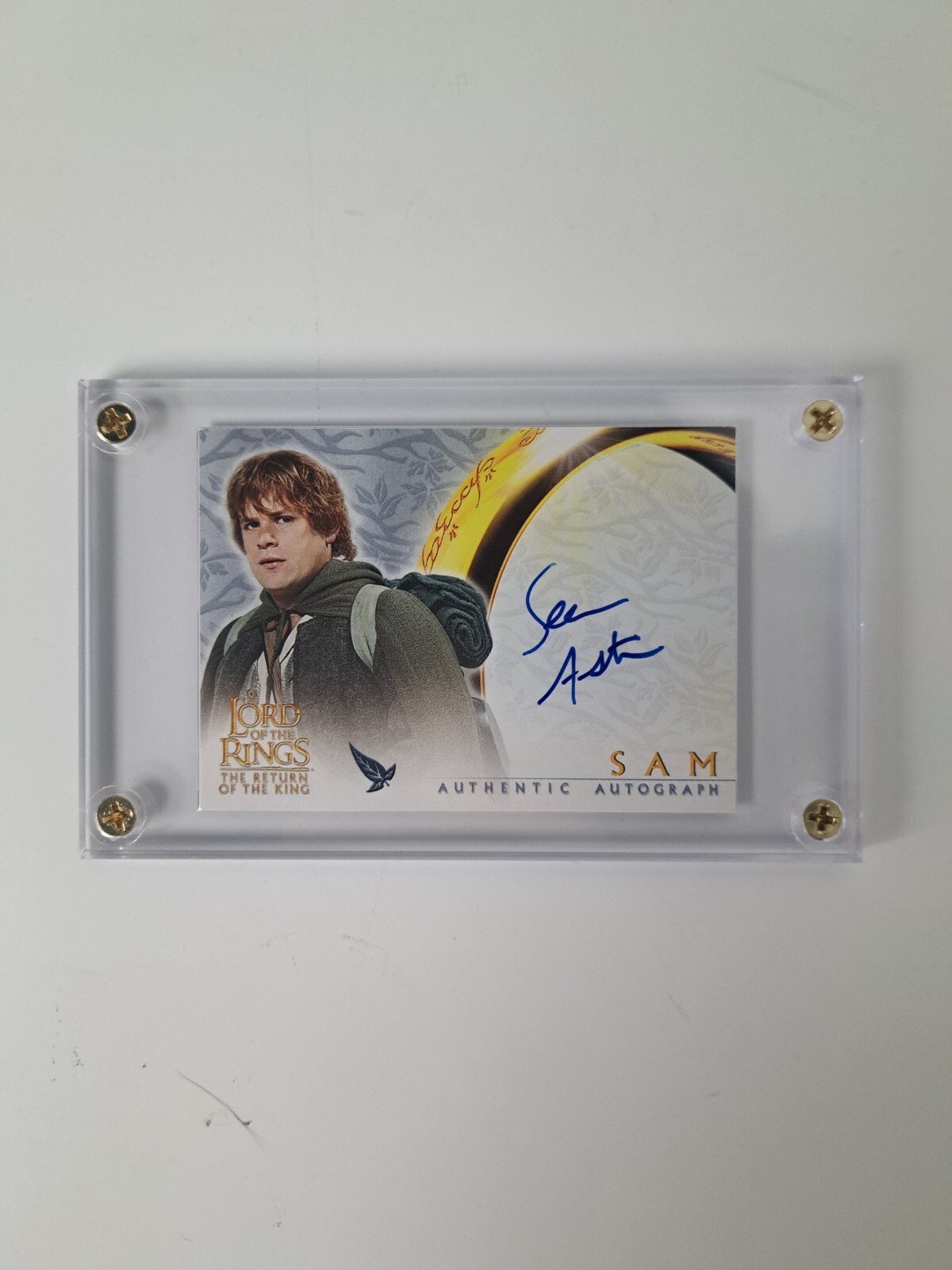 2003 TOPPS LOTR: The Return of The King Authentic Autograph Sean Astin ...