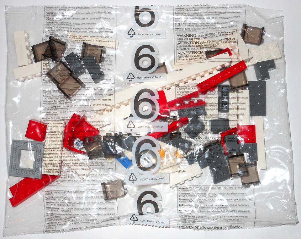 LEGO 60051 High-Speed Passenger Train: ALL NUMBERED BAGS, NEW/SEALED ...