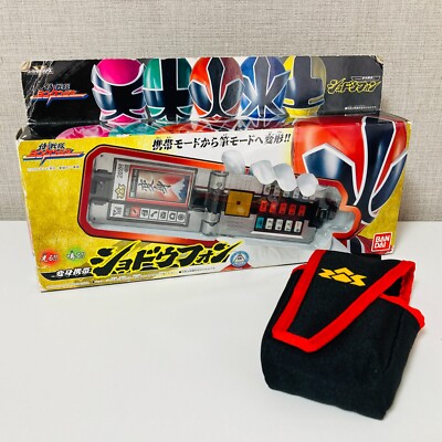 BANDAI Japan DX Power Rangers Samurai Sentai shinkenger Shodo Phone ...