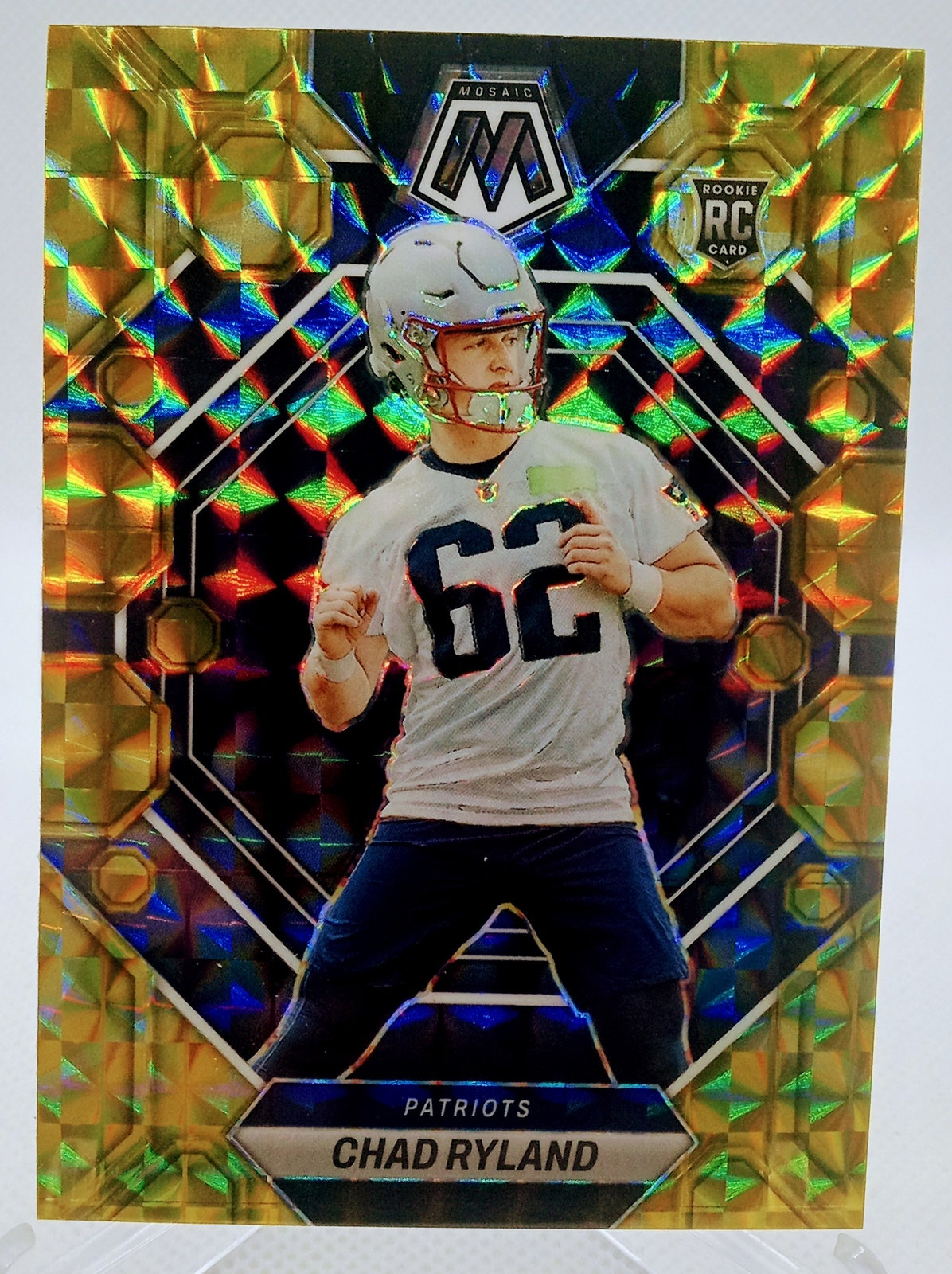 2023 Panini Mosaic #297 Chad Ryland Reactive Yellow Mosaic | eBay