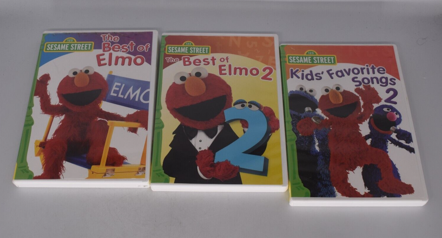 Lot of 3 Sesame Street Elmo Dvds Dvd | eBay
