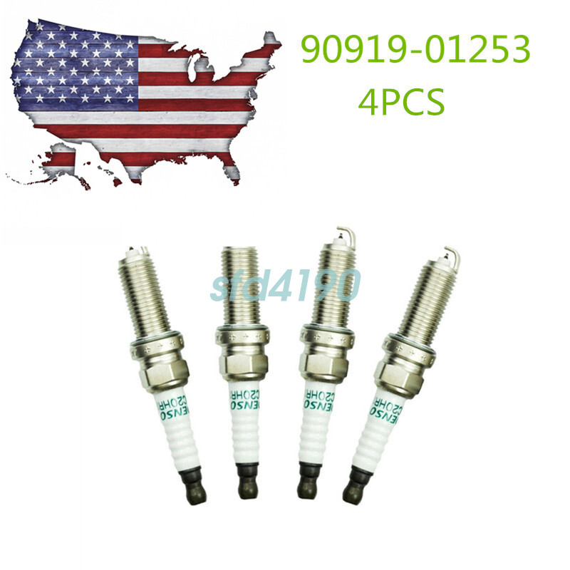 4PCS DENSO SC20HR11 3444 Spark Plugs Fit For Toyota Lexus OEM 90919-01253 | eBay