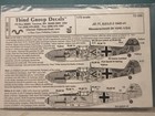 THIRD GROUP DECALS 1/72 MESSERSCHMITT Bf109E-1/3/4 JG77,I(J)LG2 1940-41 ...