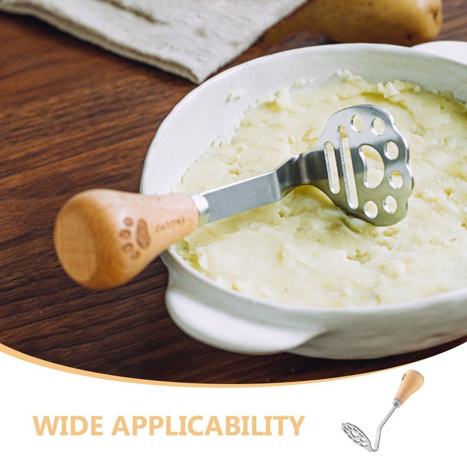 2 Pcs Manual Potato Masher Stainless Steel Kitchen Accessories With ...