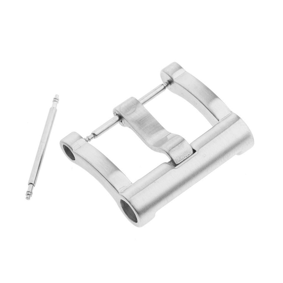Stainless Steel Pin Buckle Watch Clasp For Watchband 20mm | eBay UK