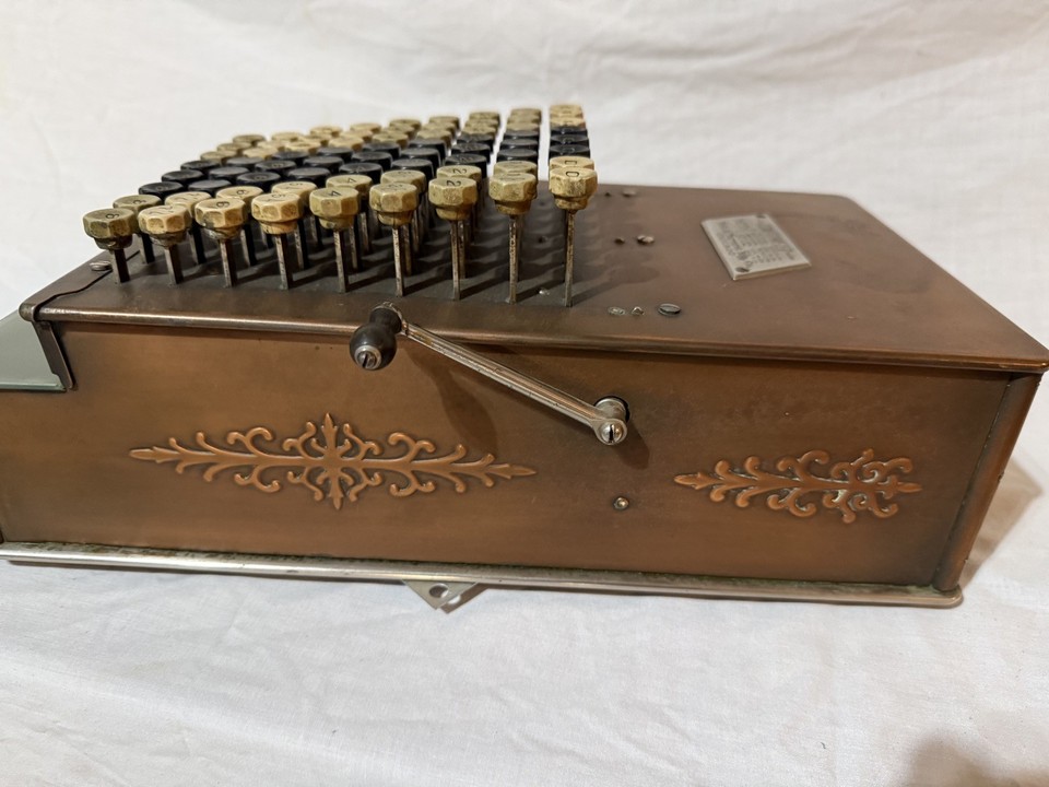 Comptometer Model A (EXTREMELY RARE) Adding Calculator Machine Felt ...