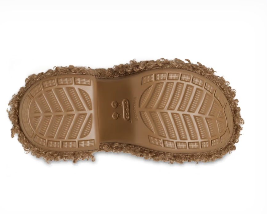 NEW CROCS Siren Doodle Fur Clog 210748 Sepia BROWN from japan free ...