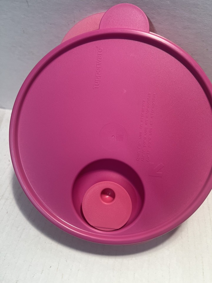 Tupperware Crystalwave Microwave Bowl Round Container Rhubarb New | eBay