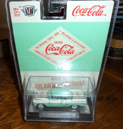 M2 Machines 1957 Dodge Custom Royal Lancer D500 Coca Cola A29 1/64 ...