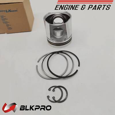 Piston and Piston Ring Set For ISB QSB 6.7L Cummins 24V CASE 4934860 ...