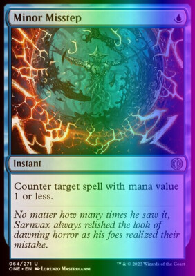 MTG Magic the Gathering Minor Misstep (64/530) Phyrexia All Will Be One ...